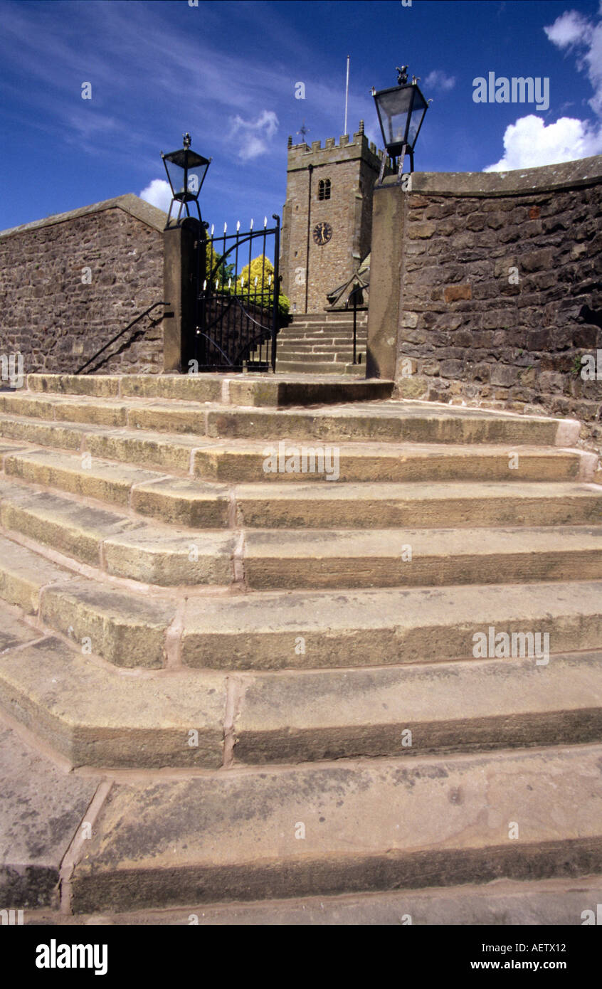 Chipping Church Steps Stock Photo - Alamy