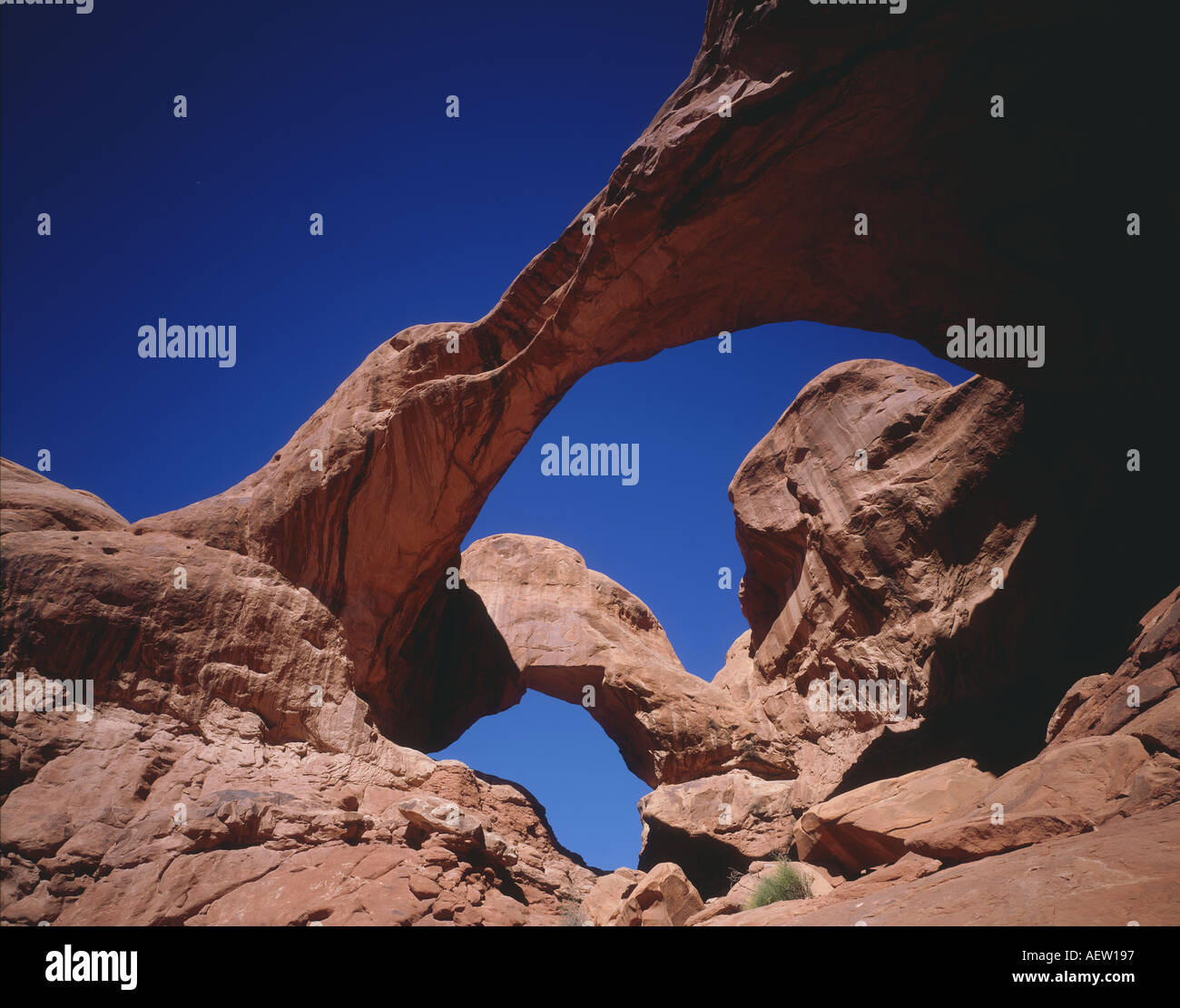 Triple arch arches national park hi-res stock photography and images ...