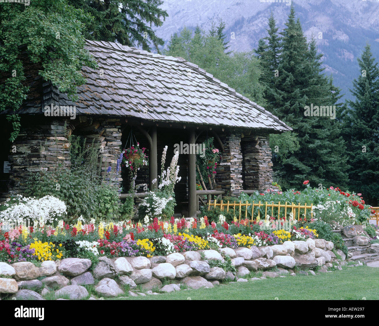 Canadian Place Banff National Park World Heritage ALBERTA CANADA Stock ...