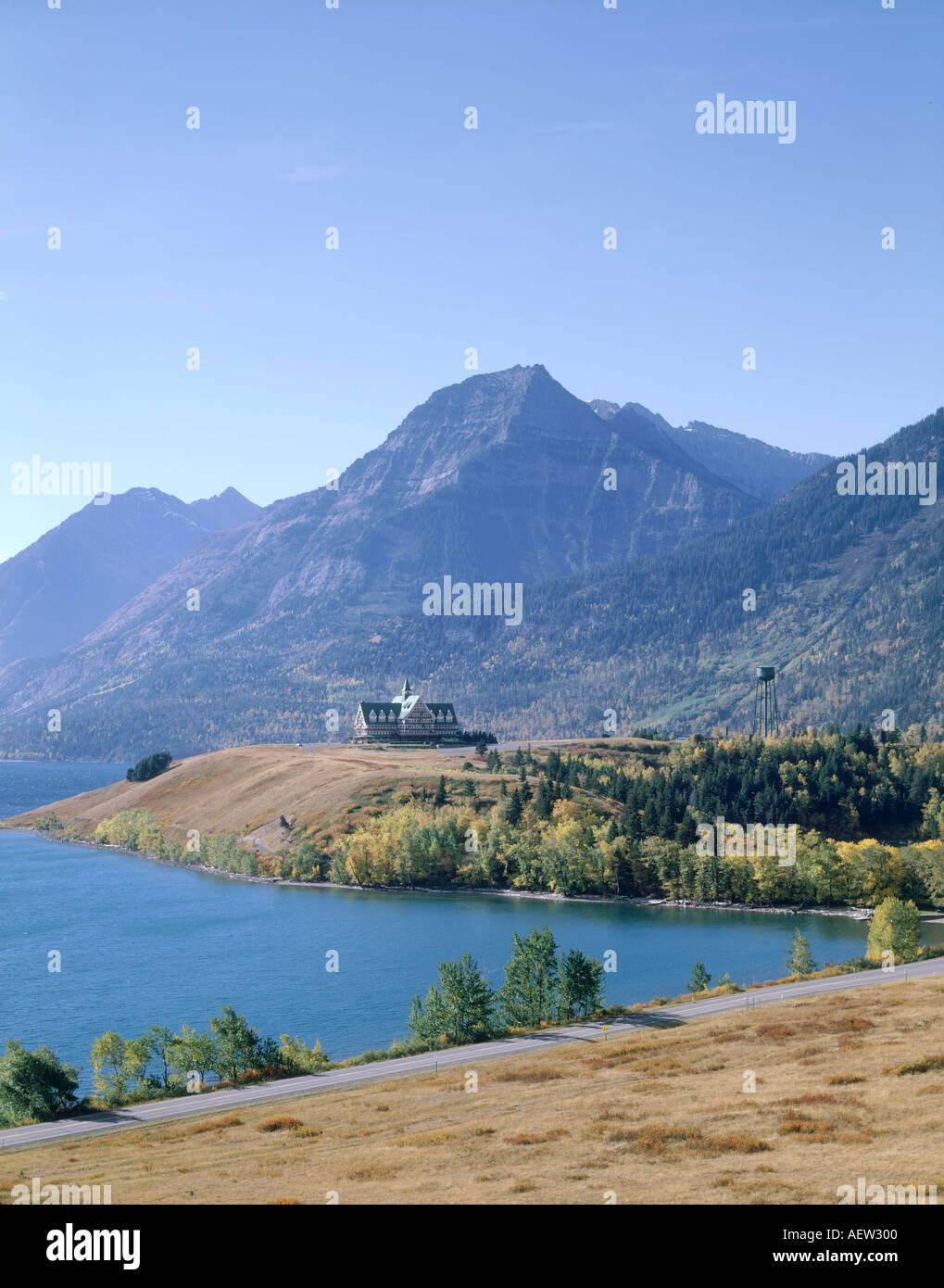 Waterton Lakes National Park World Heritage CANADA Stock Photo - Alamy