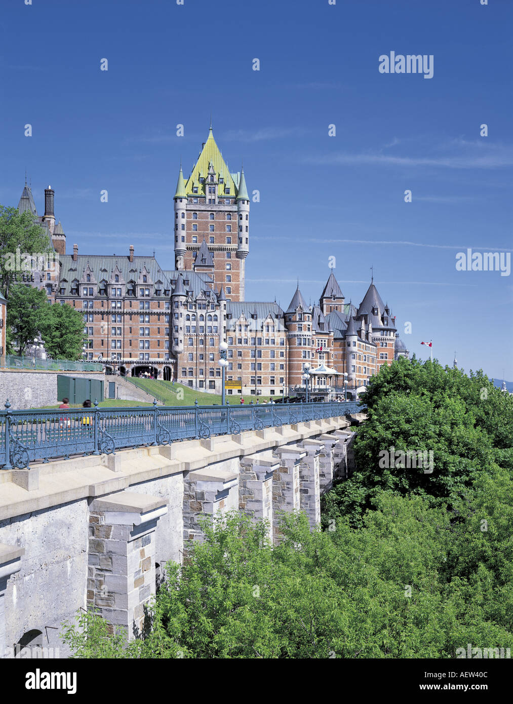 Chateau Frontenac World Heritage QUEBEC CANADA Stock Photo - Alamy