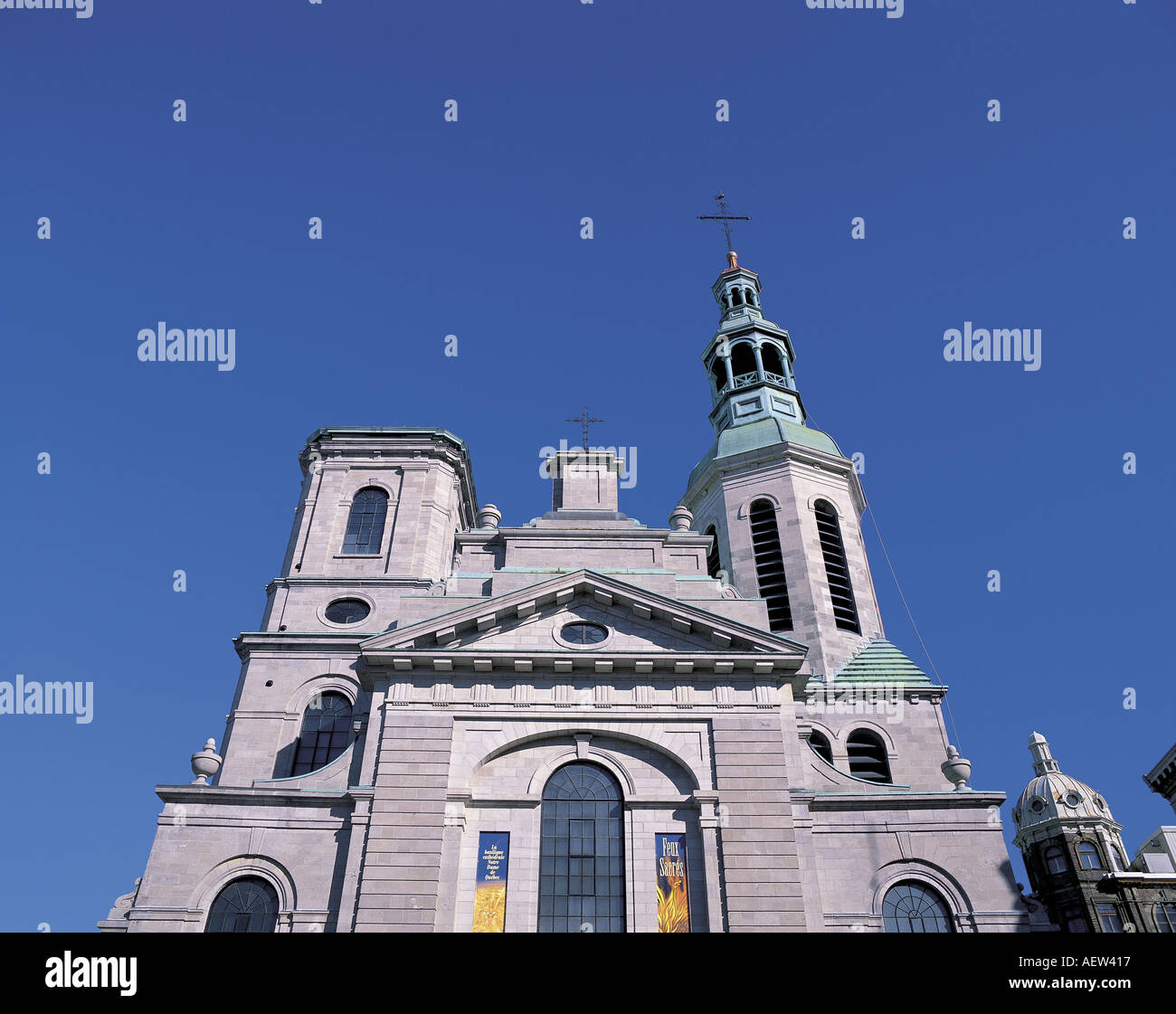 Basiique Cathedrale Notre Dame de Quebec QUEBEC CANADA Stock Photo - Alamy