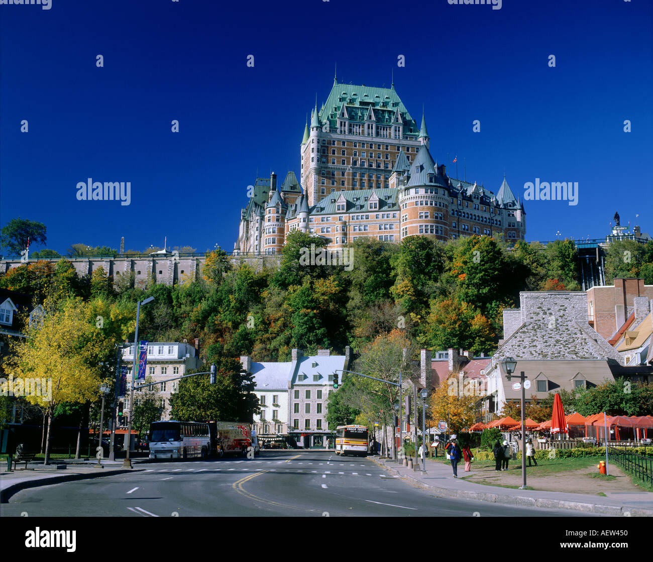 Chateau Frontenac World Heritage QUEBEC CANADA Stock Photo - Alamy