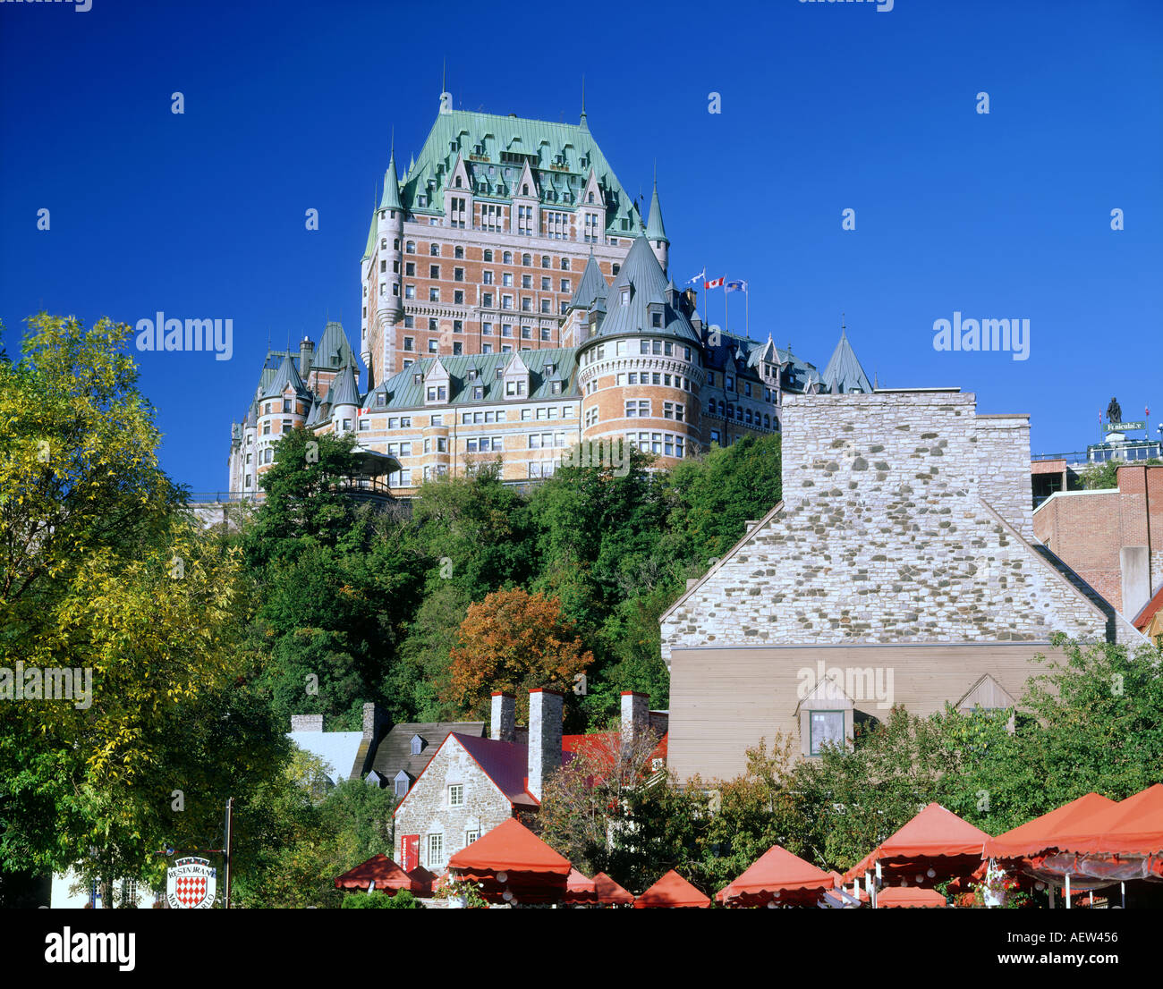Chateau Frontenac World Heritage QUEBEC CANADA Stock Photo - Alamy