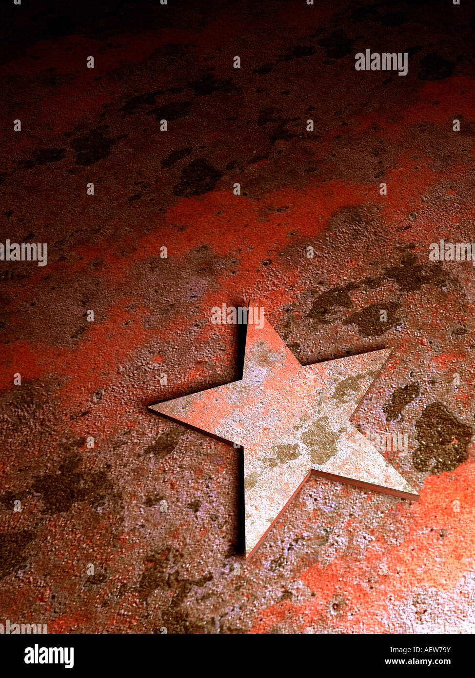 The rust star Stock Photo - Alamy