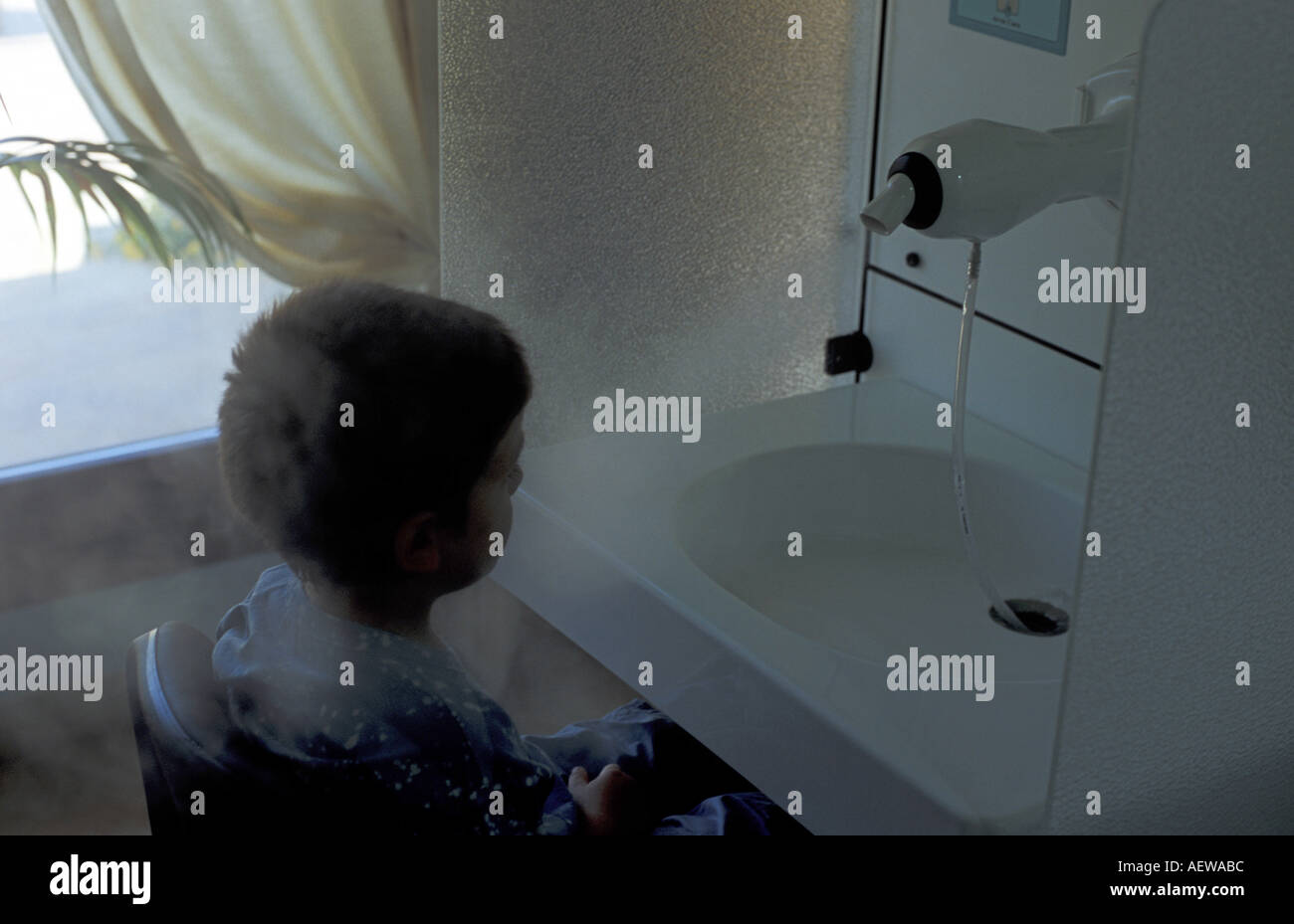 Inhalation Sea aerosol room Porto Mannu thalassotherapy centre Palau ...