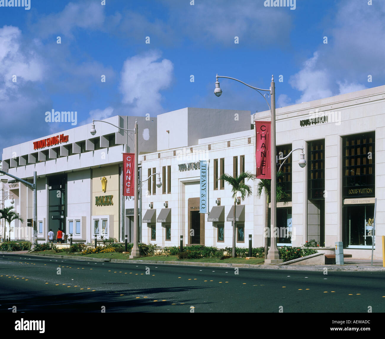 Tumon Sands Plaza GUAM USA Stock Photo - Alamy