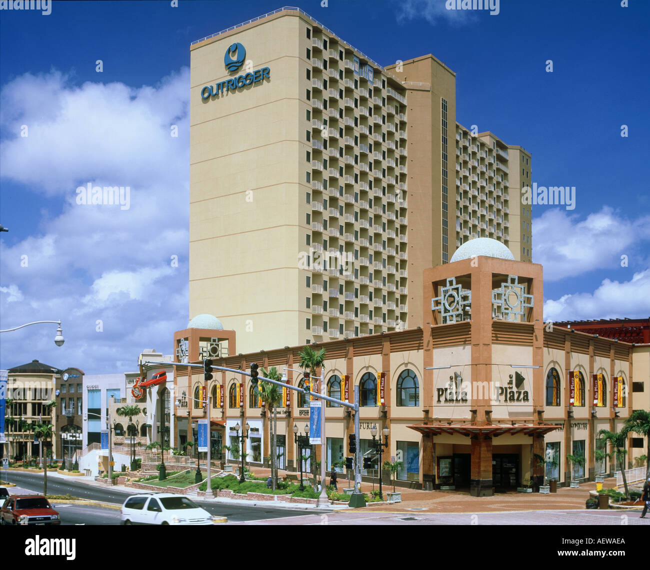 The Plaza Outrigger Resort GUAM USA Stock Photo - Alamy