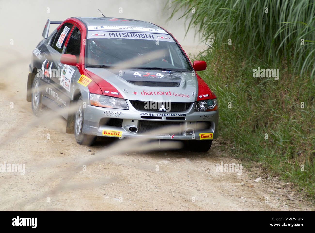 Rallye race for the Brazilian Rallye Championship in the city of ...