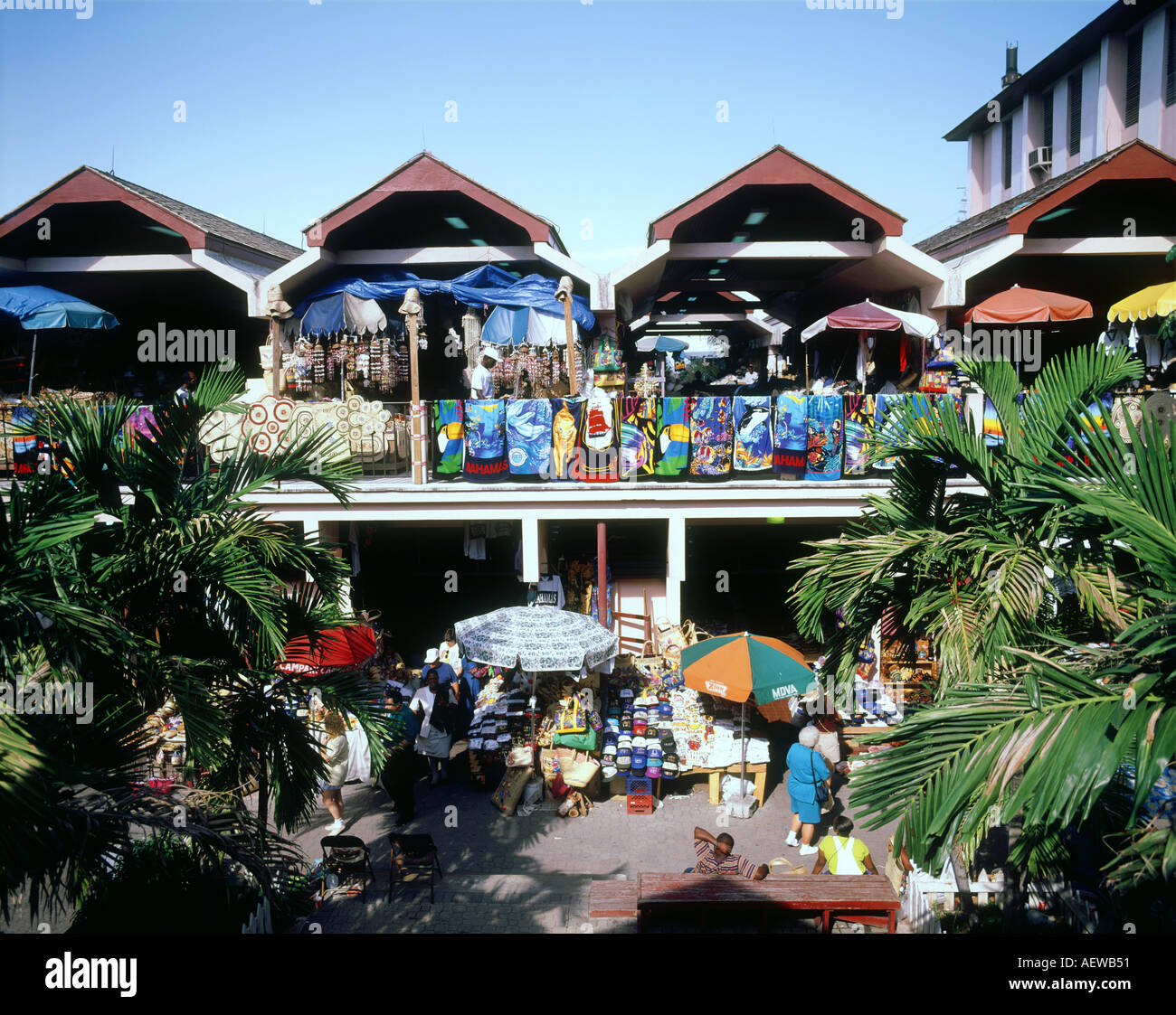 Straw Market NASSAU BAHAMAS Stock Photo - Alamy