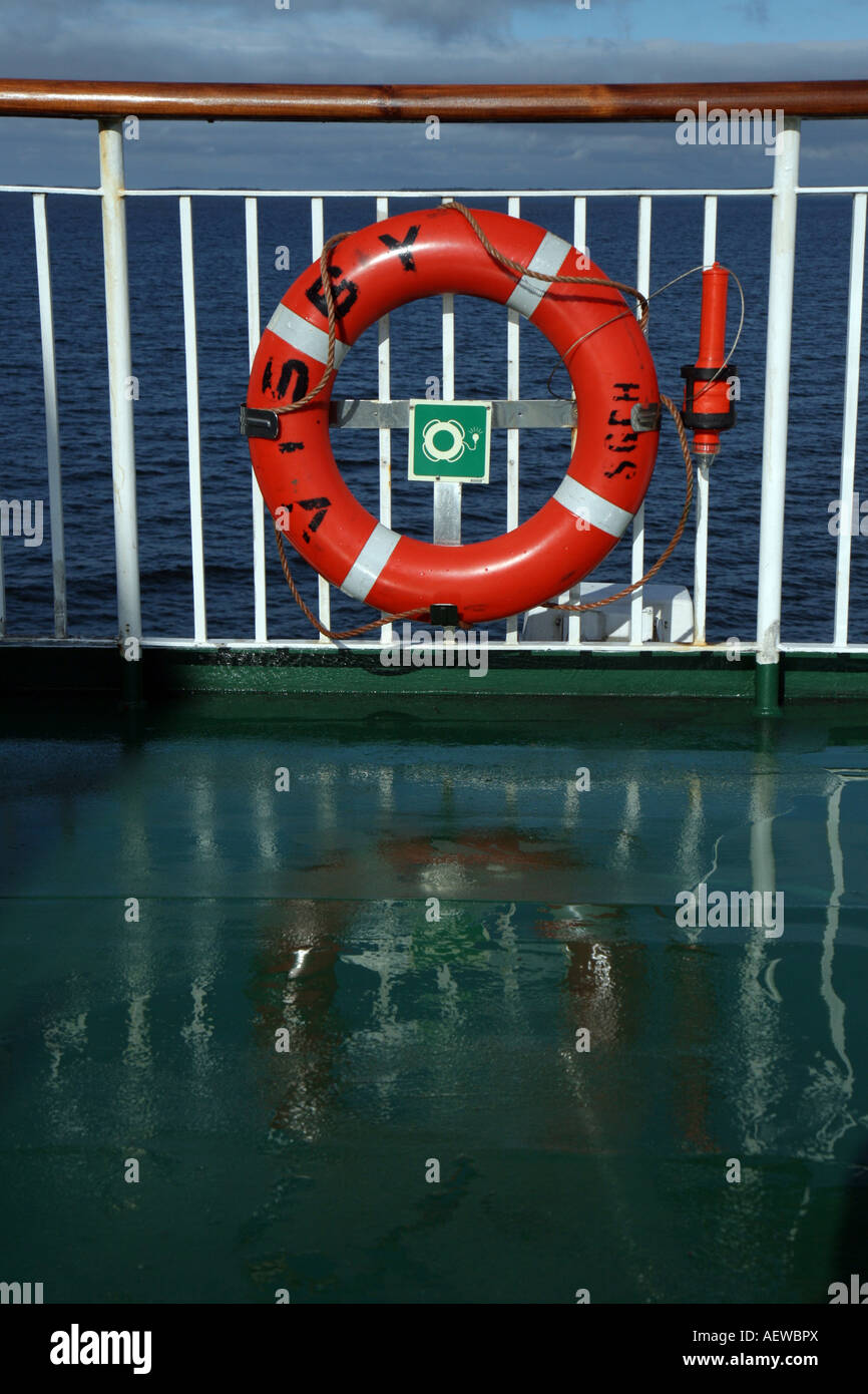 Life buoy attached ship hi-res stock photography and images - Alamy