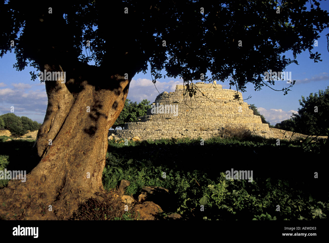 Conical pyramid Scicli Sicily Italy Stock Photo - Alamy