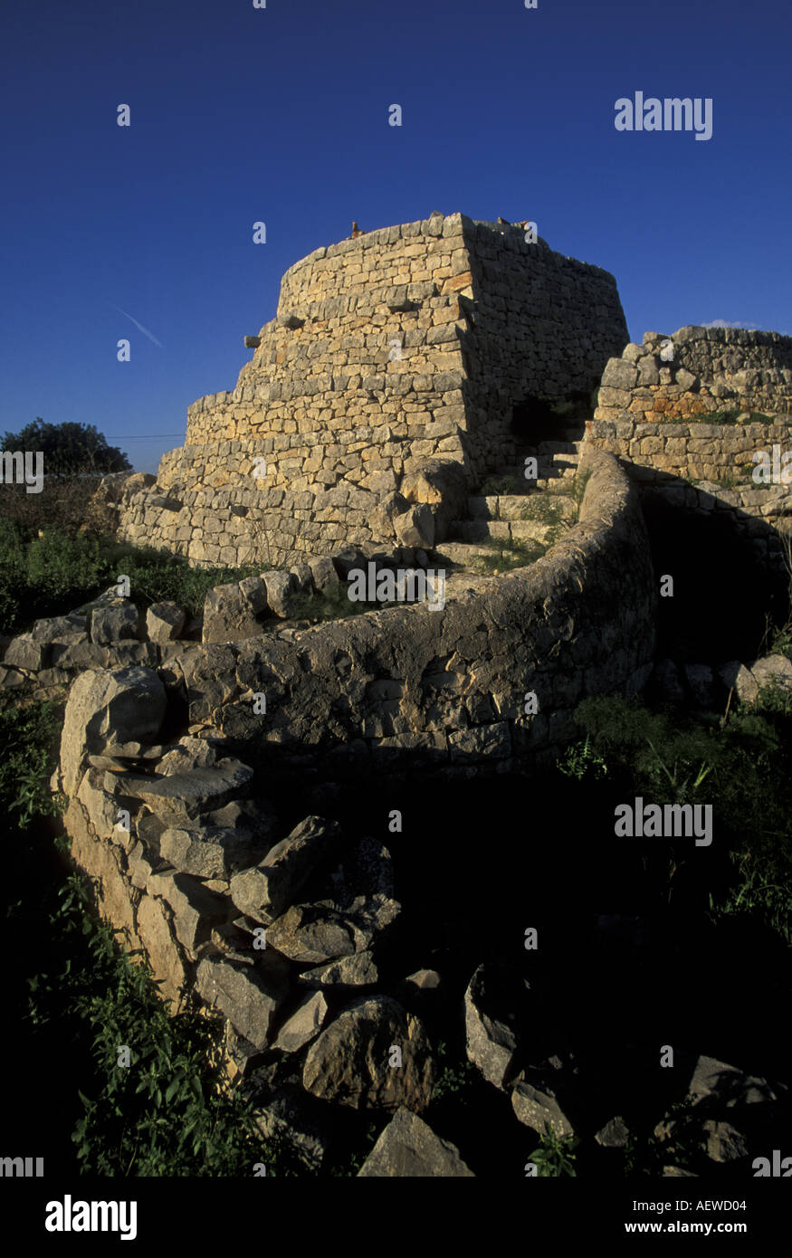 Conical pyramid Scicli Sicily Italy Stock Photo - Alamy