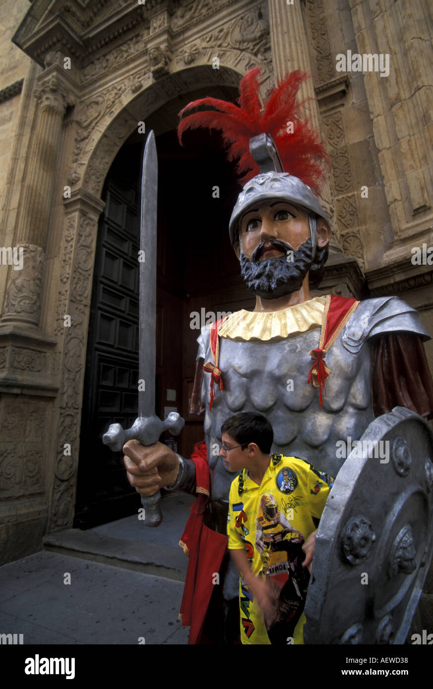 The Giant statue Mistretta Sicily Italy Stock Photo - Alamy