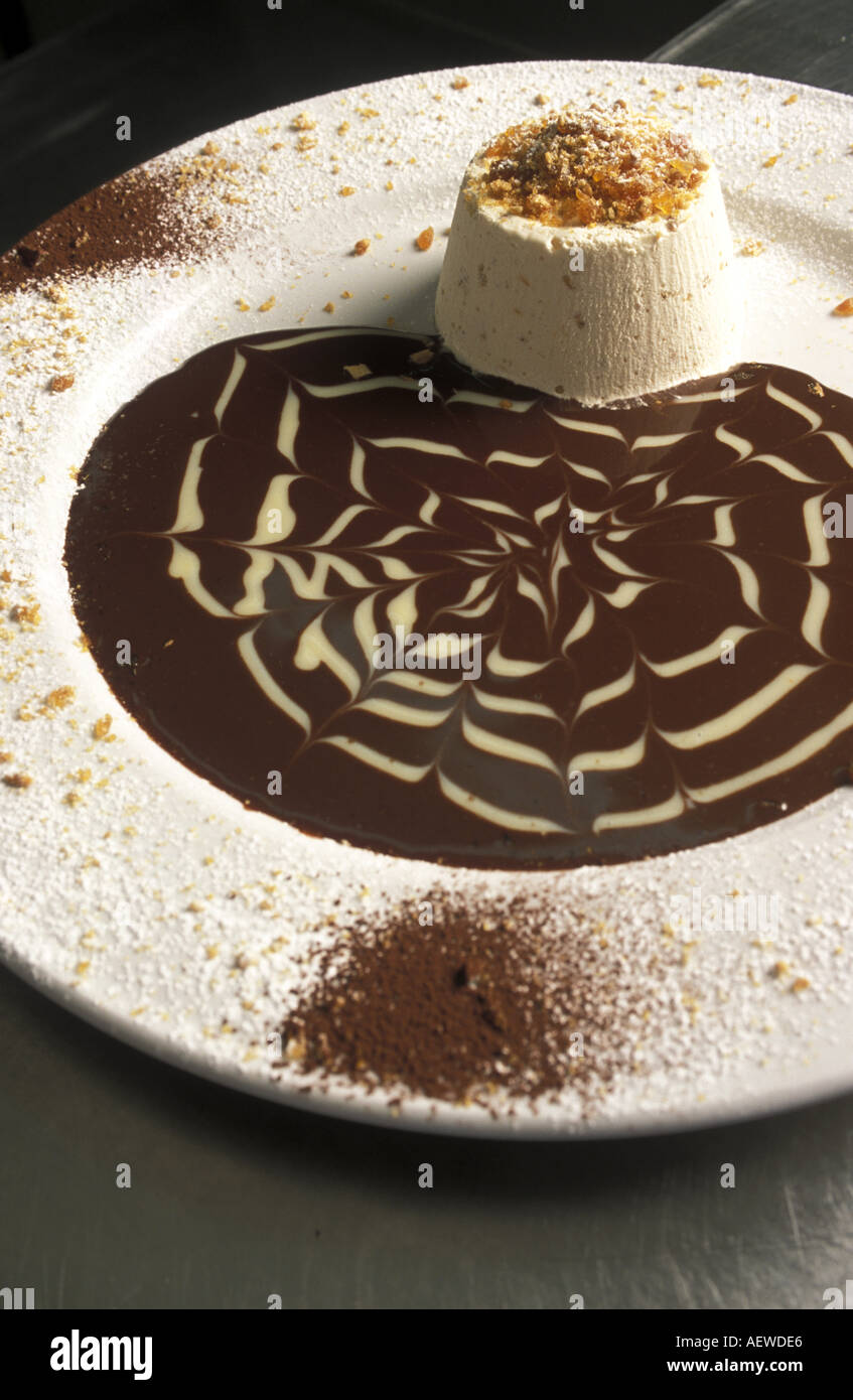 Semifreddo with almond and chocolate Trattoria Gagini Palermo Sicily ...