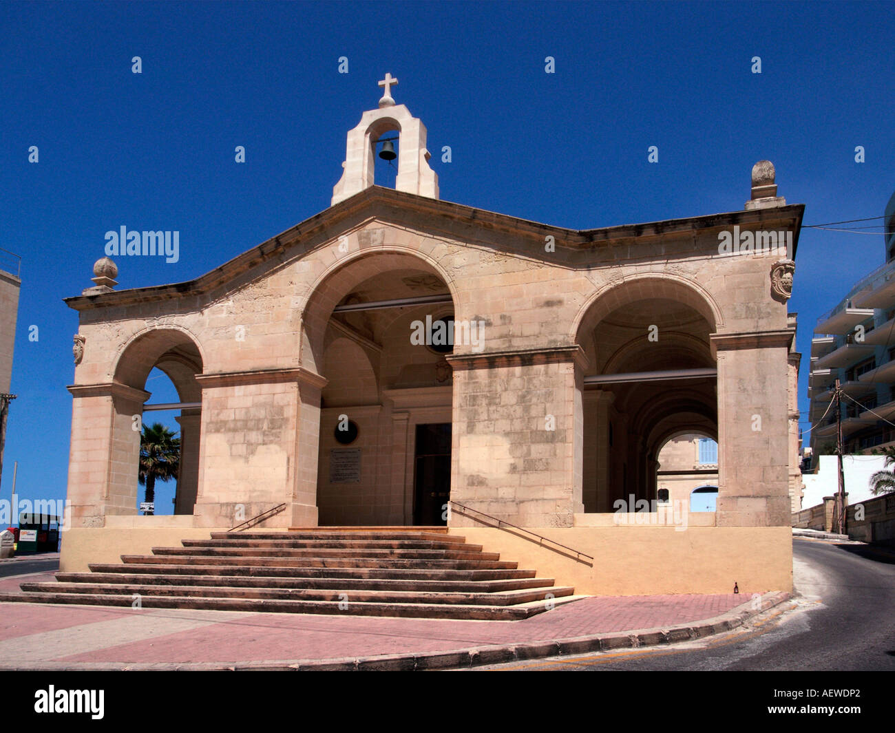 The Chapel at Buggiba in the Saint Francis of Assisi Parish,Malta Stock ...