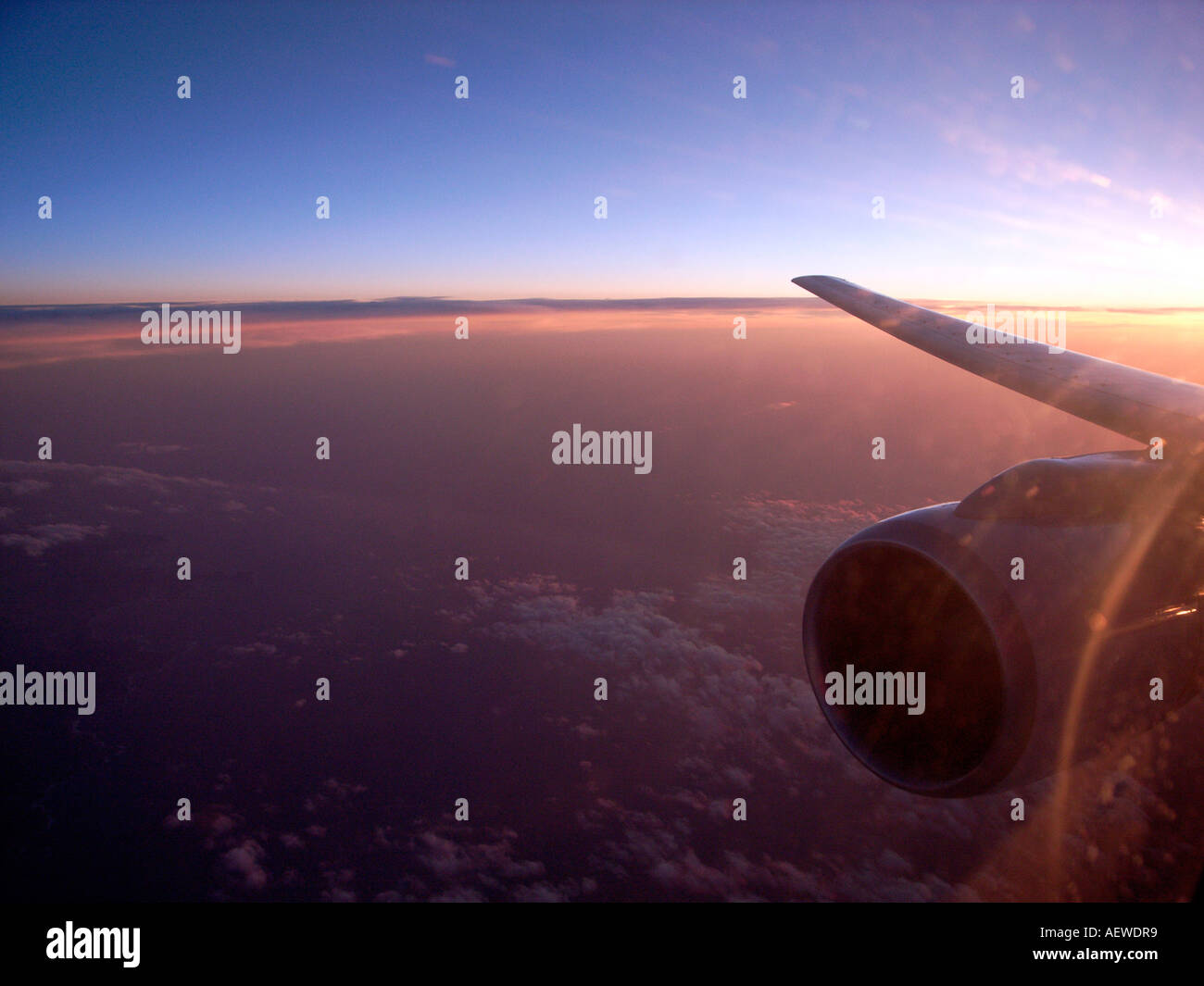 aerial photograph of the Indian ocean at sunrise Stock Photo - Alamy