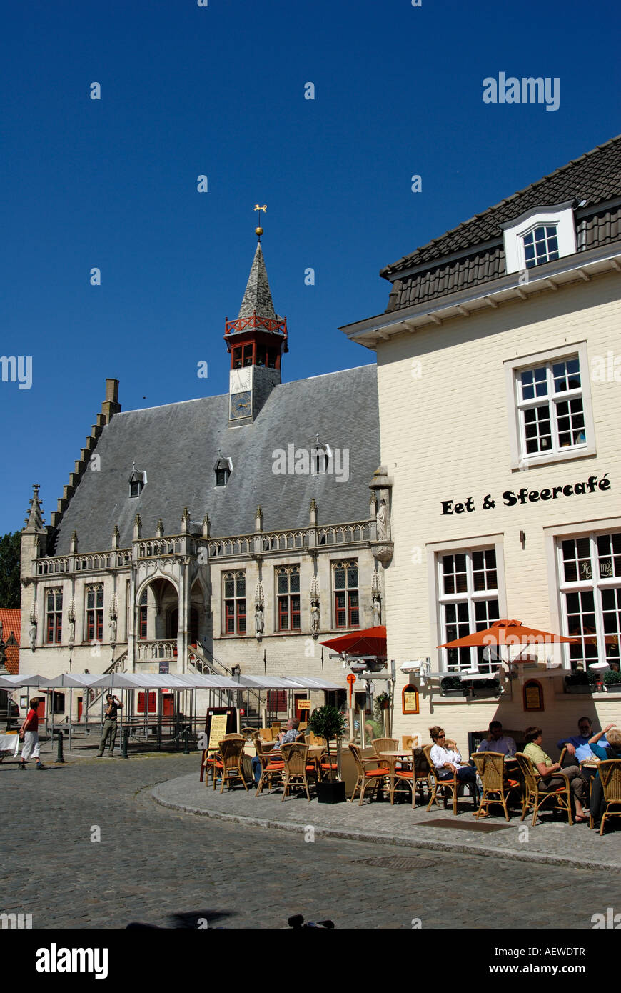Town hall and main square hi-res stock photography and images - Alamy