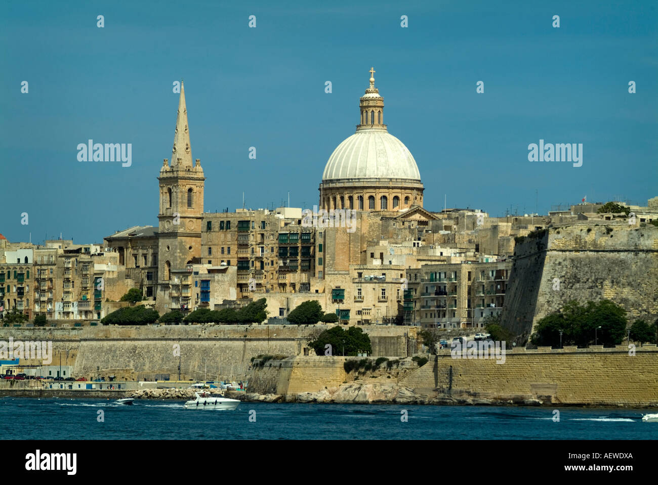 Overview of Valletta ,Malta Stock Photo - Alamy