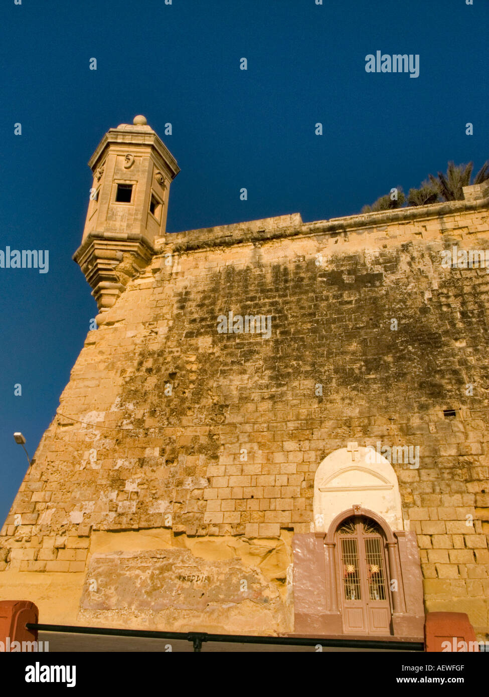 Cottonera Senglea, Vedetta, Valletta, Malta Stock Photo - Alamy