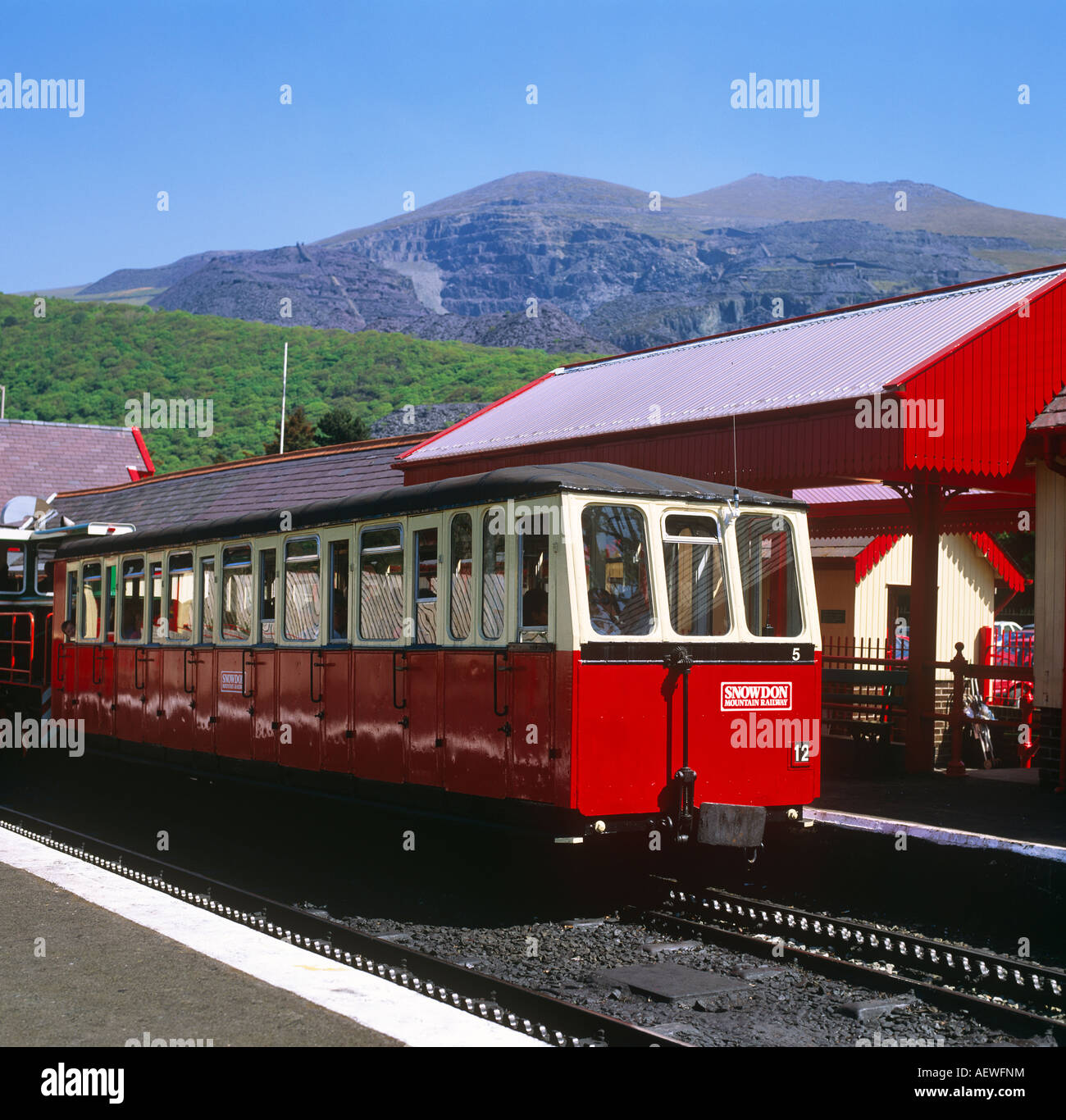 Snowdon railway hi-res stock photography and images - Alamy