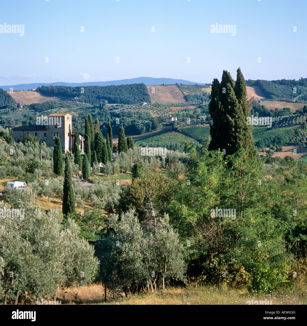 Classic tuscan countryside hi-res stock photography and images - Alamy