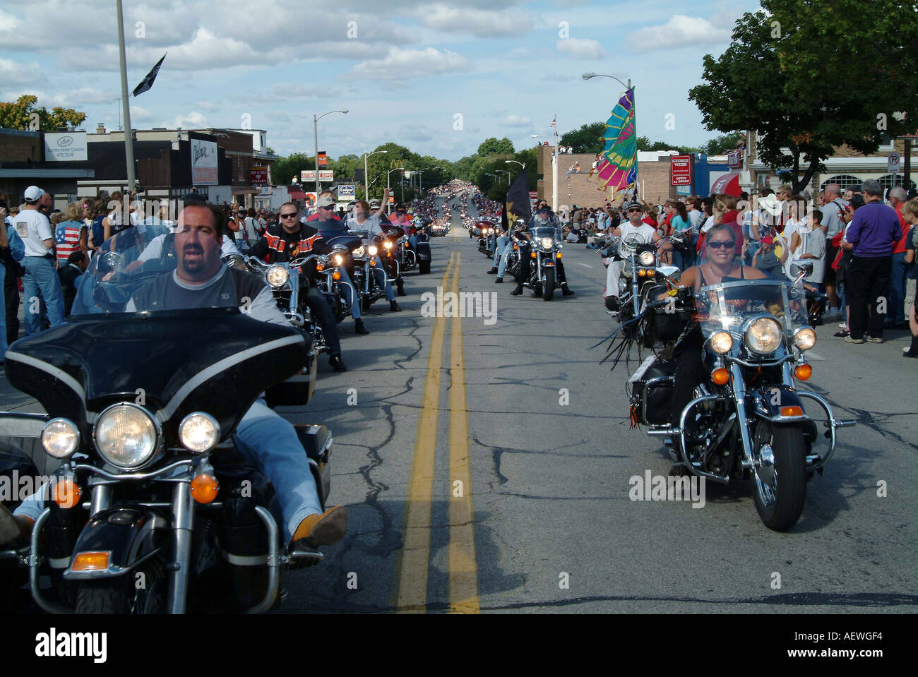 100th anniversary bike rally harley hi-res stock photography and images ...