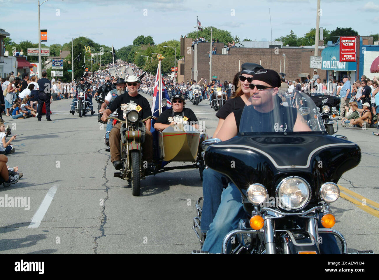 100th anniversary bike rally of Harley Davidson motor cycles in ...