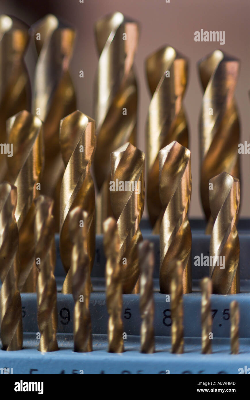 Metric drill set Stock Photo - Alamy