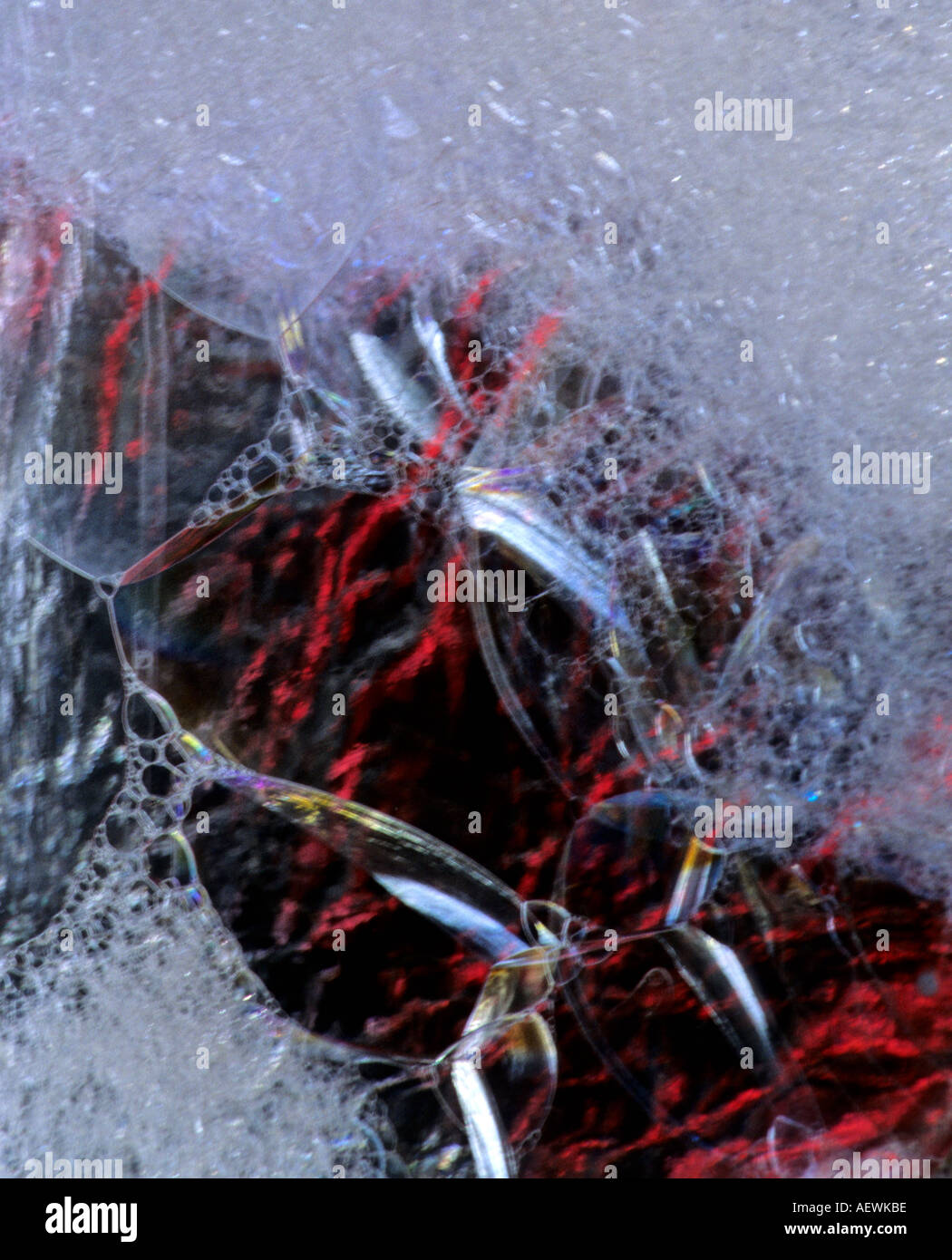 Bubbles in bottle Stock Photo - Alamy