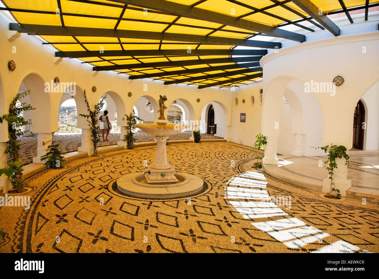 Kalithea Spa Interior Rhodes Greek Islands Greece Hellas Stock Photo ...