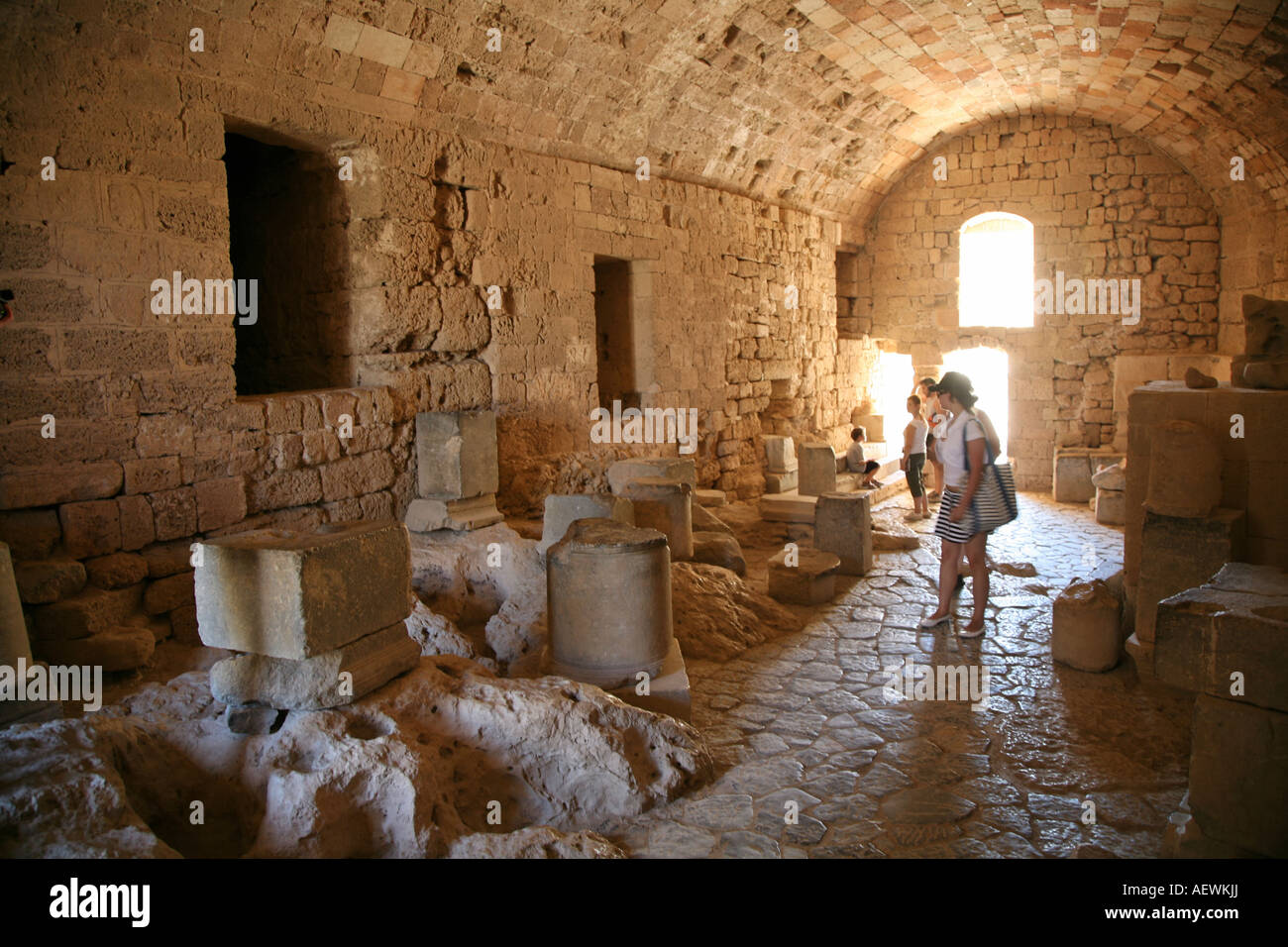 Storage Rooms The Acropolis Lindos Rhodes Greek Islands Greece Hellas ...