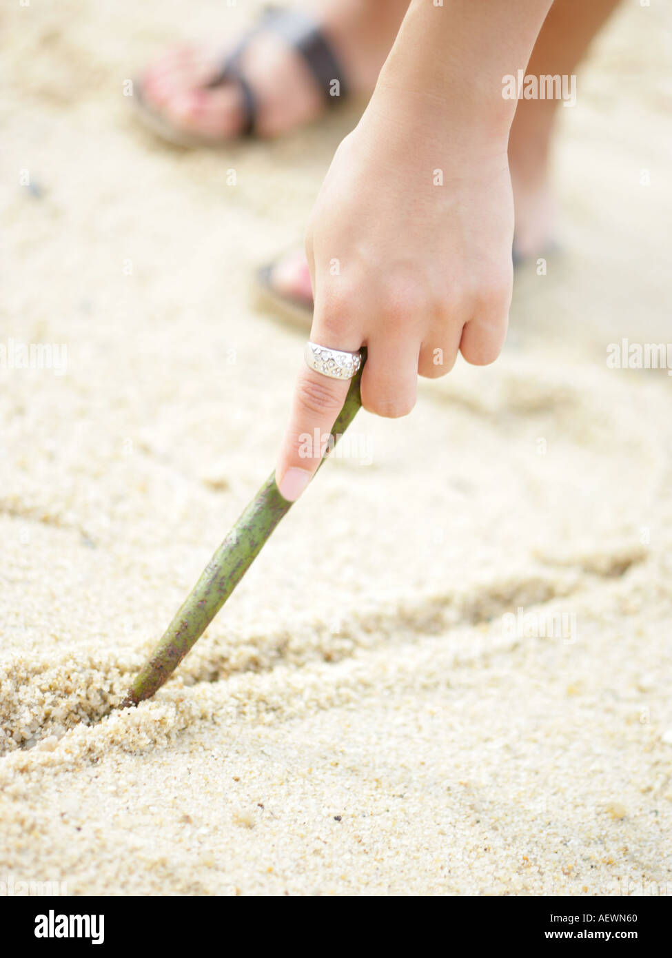 Stick drawing in the sand hi-res stock photography and images - Alamy