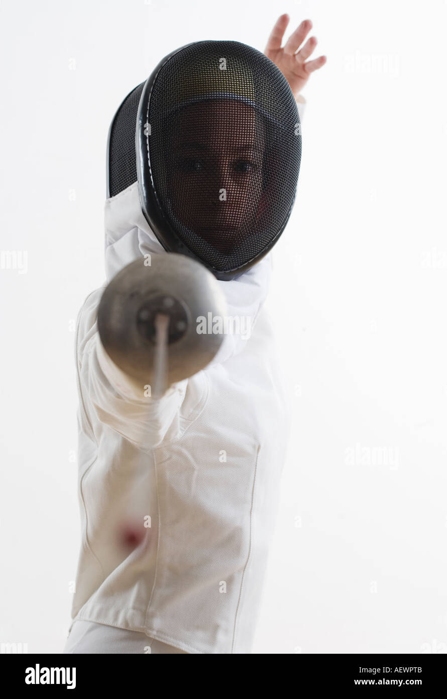 Closeup fencer hi-res stock photography and images - Alamy