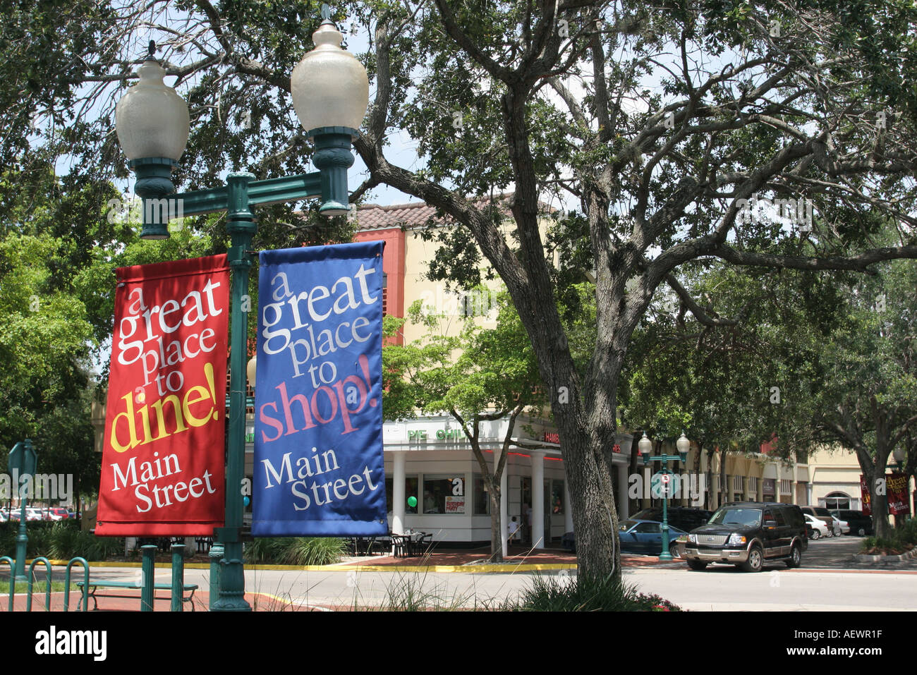 Miami Florida,Lakes,Main Street,banner,great place to shop,consumer ...