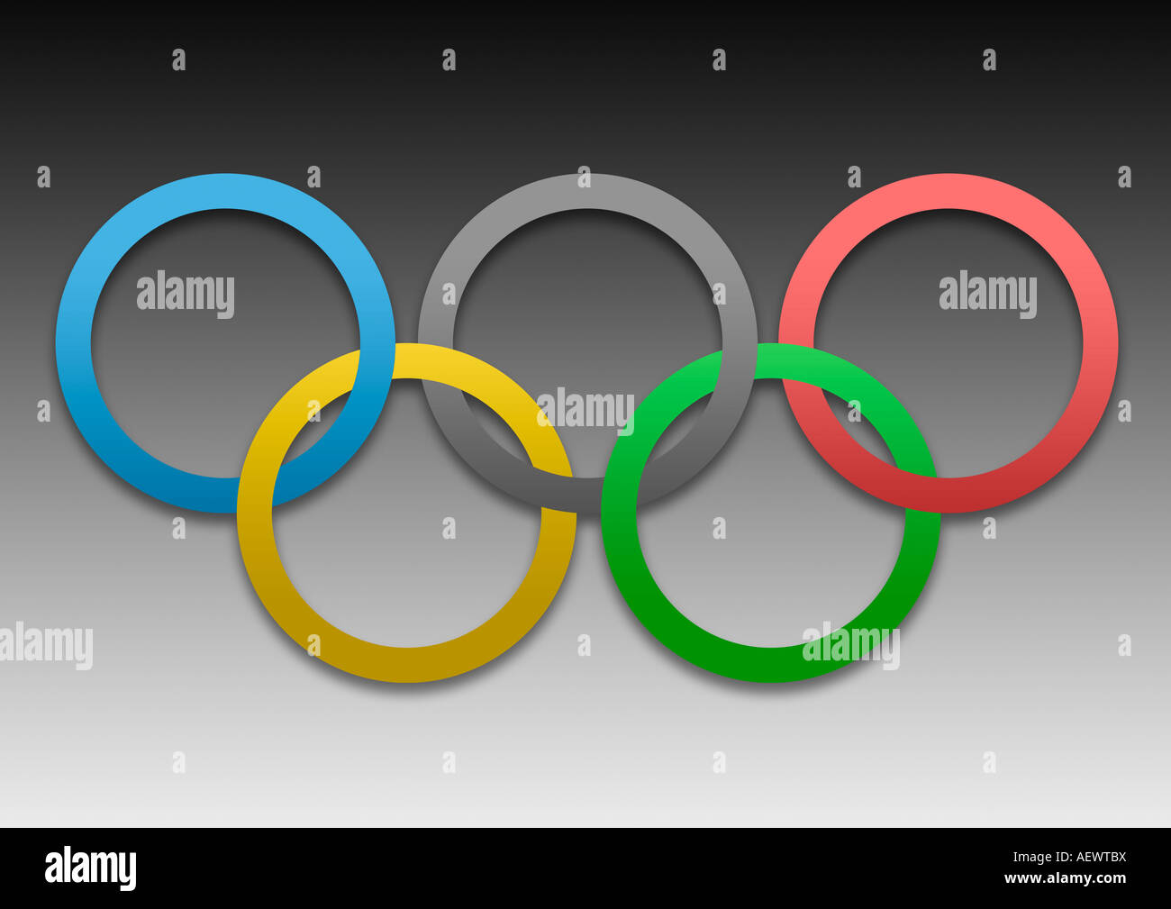 Olympic games Movement flag Stock Photo - Alamy