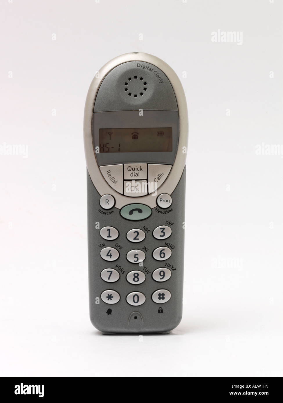 Cordless Phone with Green Call Button Stock Photo - Alamy
