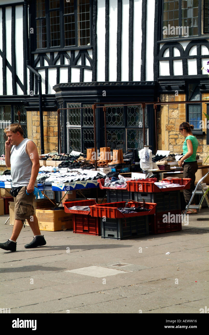 Market Traders in England Stock Photo - Alamy