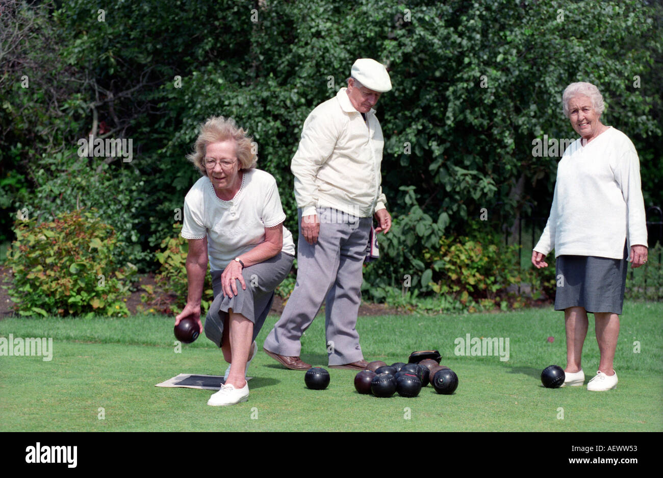 Old People Bowling