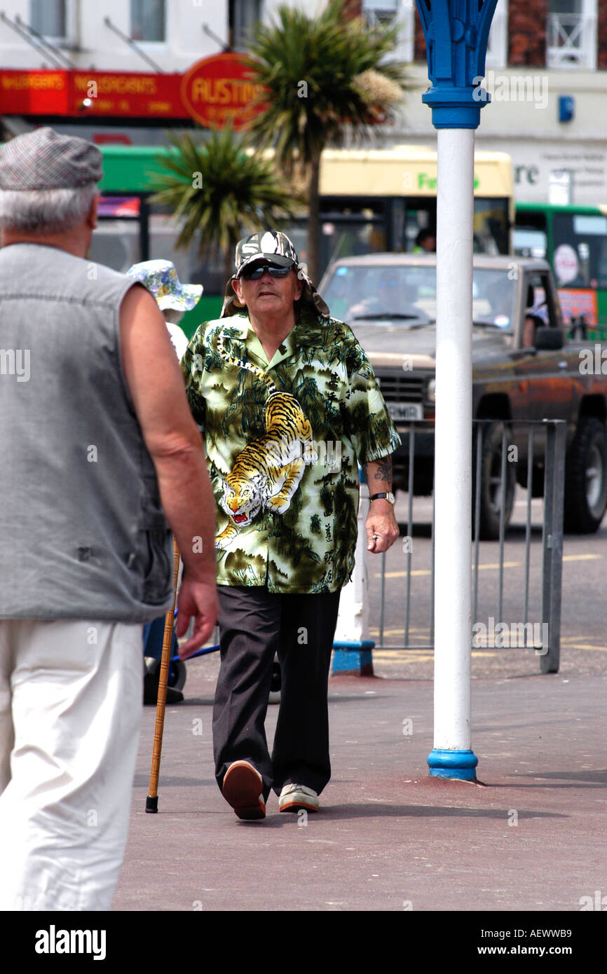 Handicapped adult female walking with a stick Stock Photo - Alamy