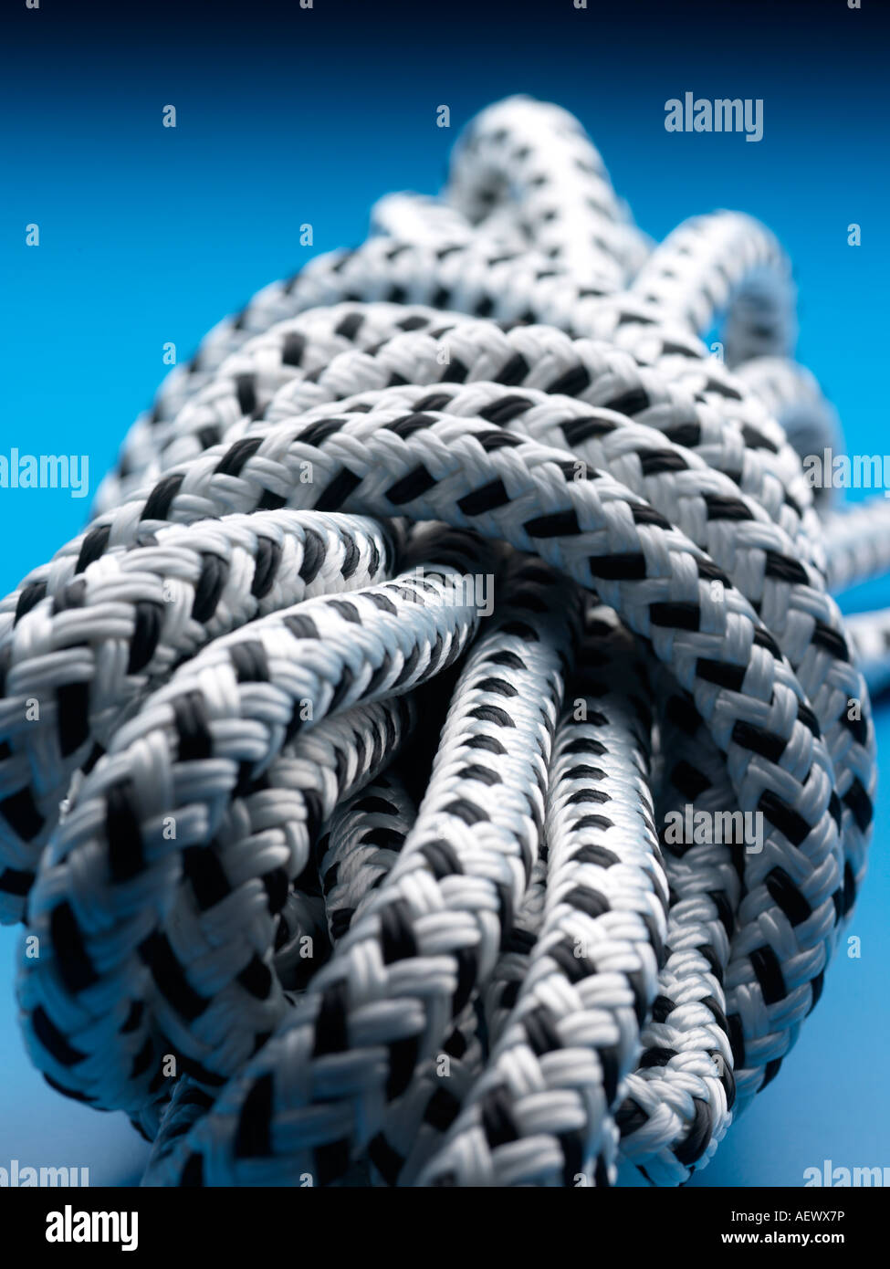 close up, sailor rope, cord, string, twine, climbing, white, black ...