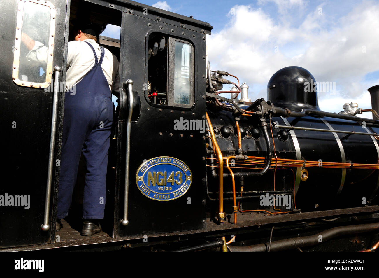Steam train driver coal hi-res stock photography and images - Alamy