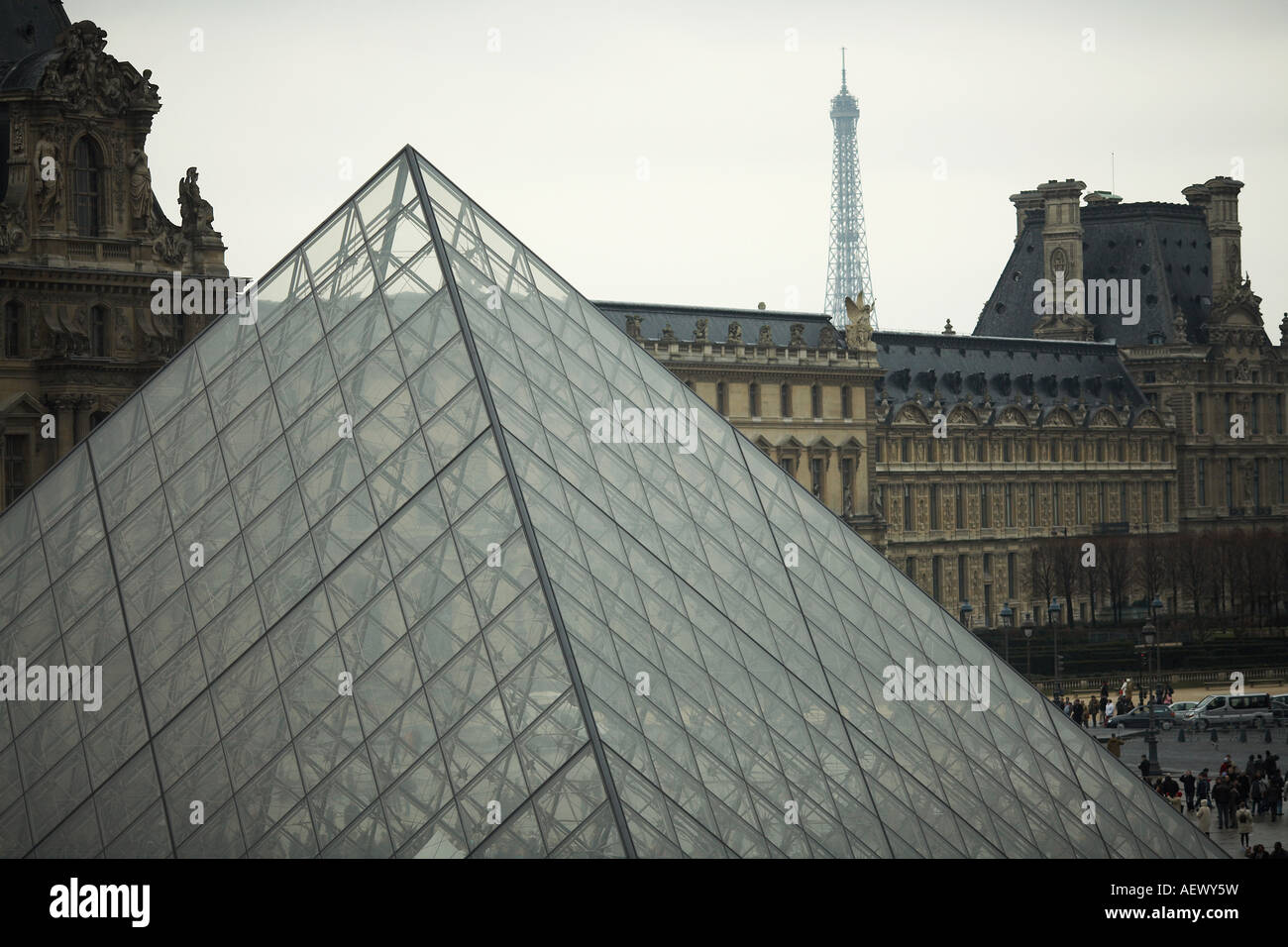 Pyramid at the Louvre Museum Paris France Stock Photo - Alamy