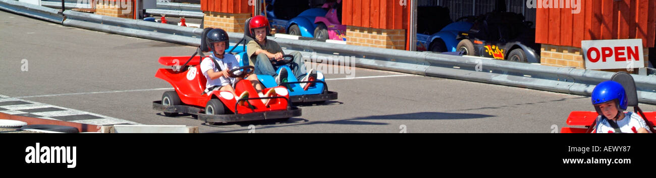 Drivers karting kids hi-res stock photography and images - Alamy