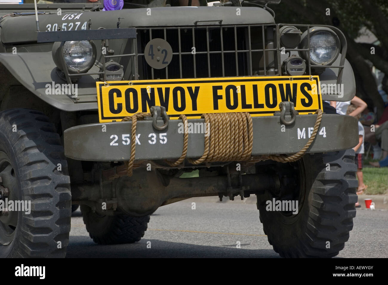 Convoy Follows, military jeeps Stock Photo - Alamy