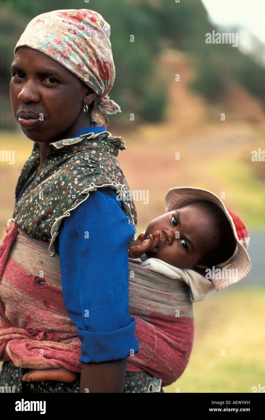 Lesotho woman child hi-res stock photography and images - Alamy