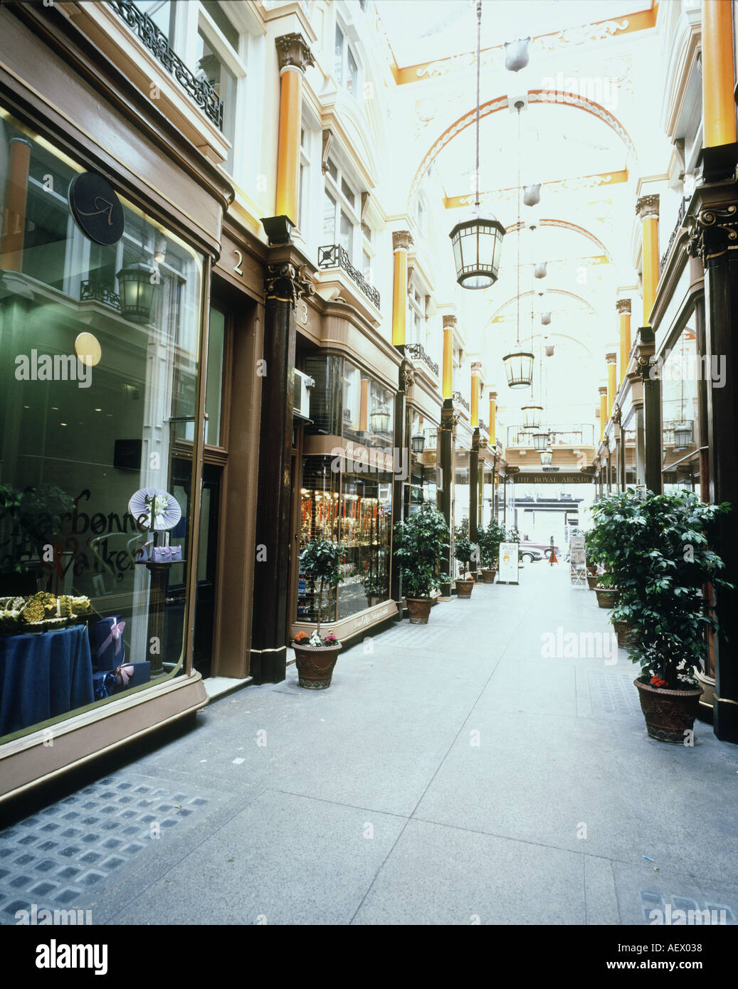 Royal Arcade LONDON UK Stock Photo - Alamy