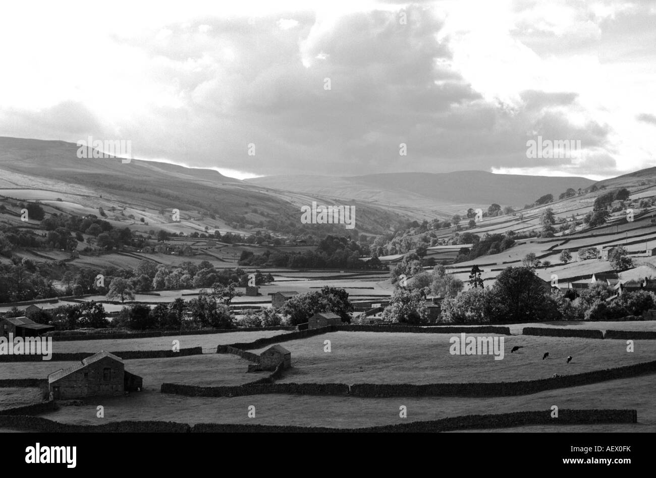 English border cumbria Black and White Stock Photos & Images - Alamy