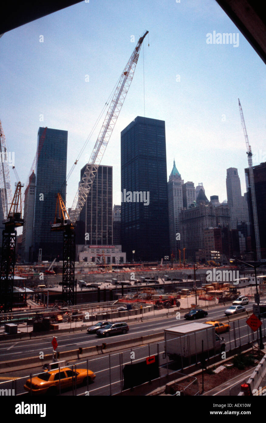 Buildings and skyscraper surrounding Ground Zero, Manhattan, New York ...