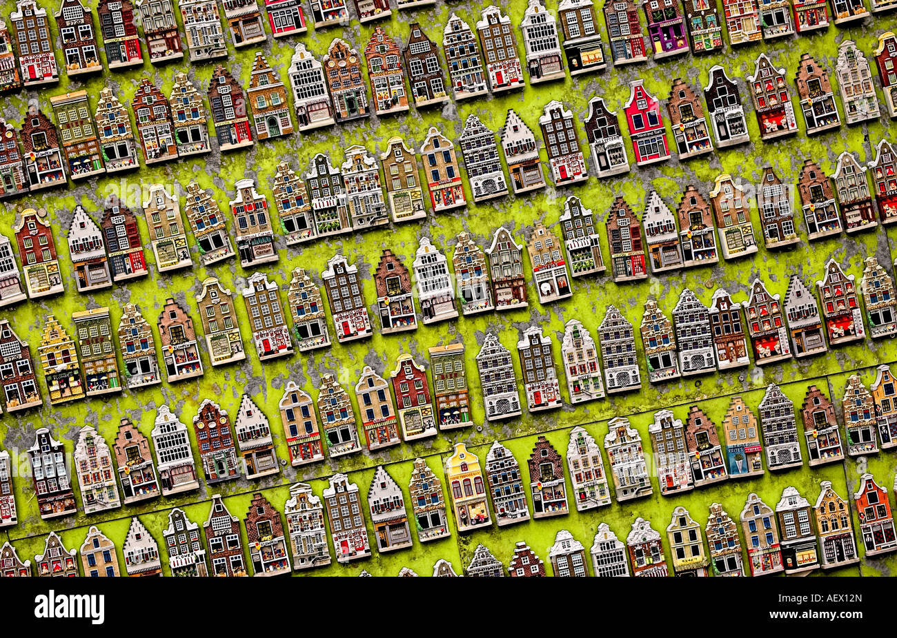 Amsterdam house fridge magnets Stock Photo - Alamy